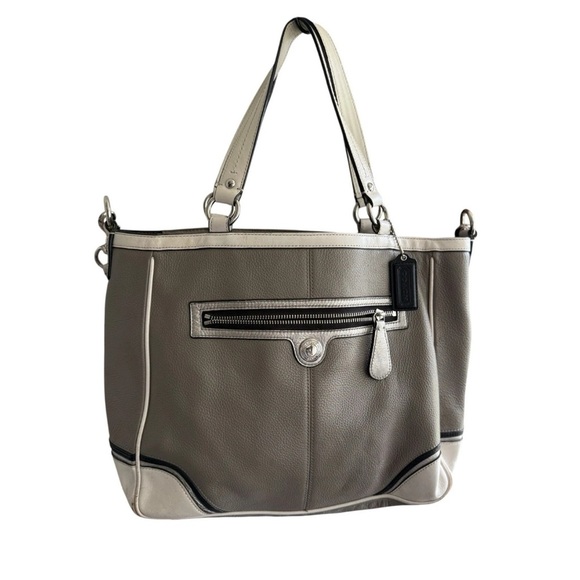 Coach | Bags | Coach Laura Spectator Pebbled Leather Tote Y2k ...